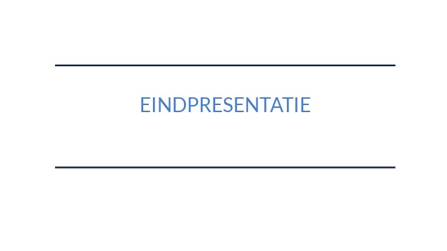 EINDPRESENTATIE at emaze Presentation