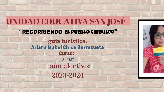 Recorriendo el pueblo Chibuleo at emaze Presentation
