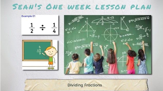 Sean's dividing fractions lesson at emaze Presentation