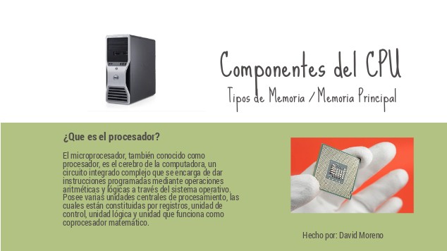 Componentes del CPU at emaze Presentation