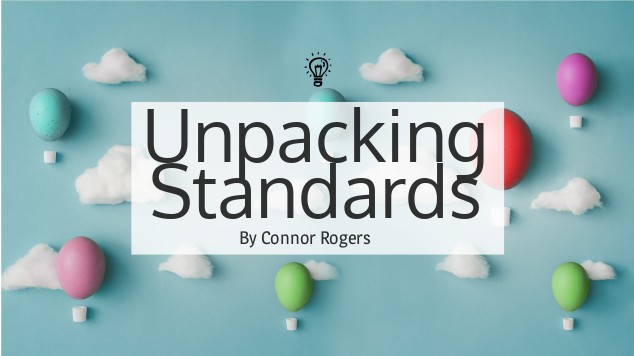 Unpacking Standards At Emaze Presentation