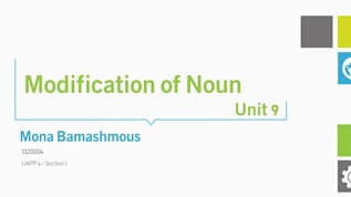 Modification Of Noun at emaze Presentation