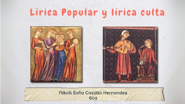 Lírica Popular y Lírica Culta. at emaze Presentation
