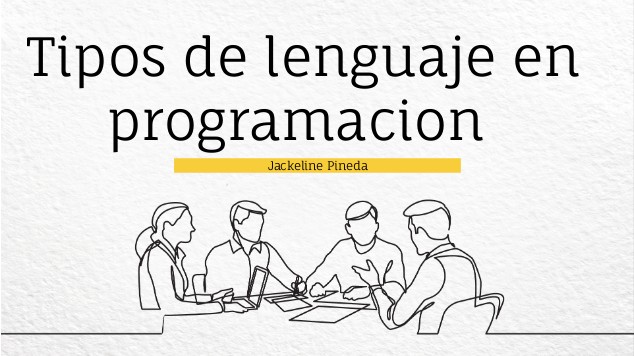 Tipos de lenguaje en programacion at emaze Presentation