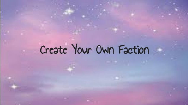 Create your own faction at emaze Presentation