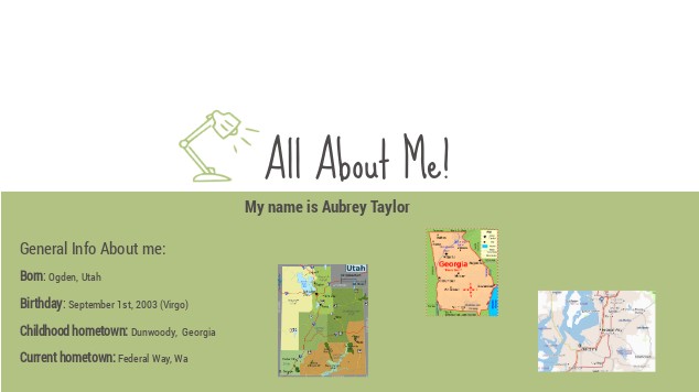 All About Me! at emaze Presentation
