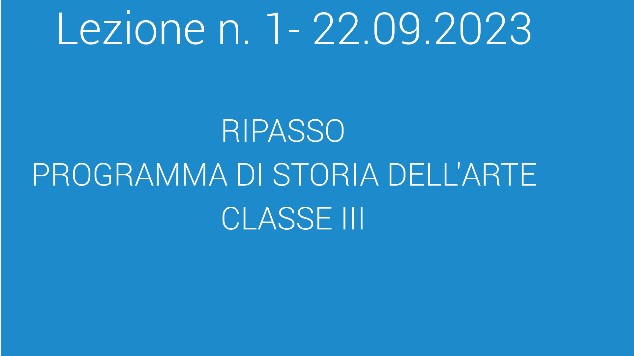 Ripasso Programma Di Terza At Emaze Presentation