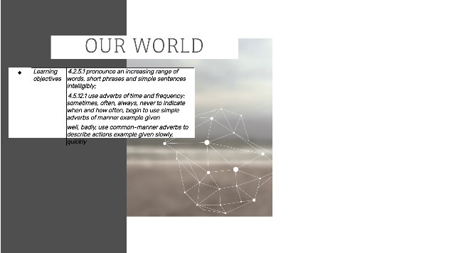 Our world at emaze Presentation