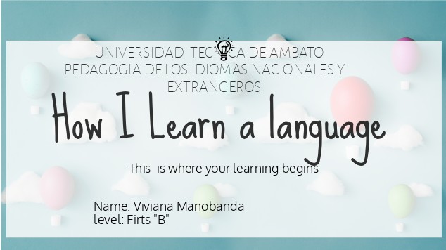 How I Learn a language at emaze Presentation