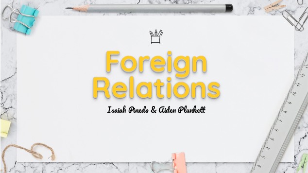 Foreign Relations at emaze Presentation