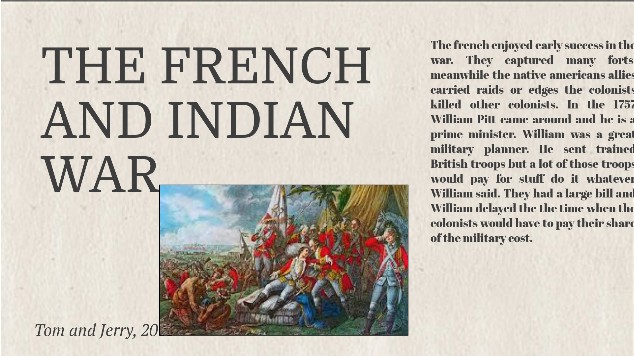 the french and indian war at emaze Presentation