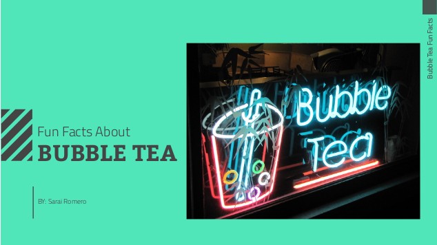 BUBBLE TEA at emaze Presentation