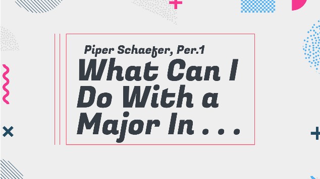 What Can I Do With A Major In at emaze Presentation