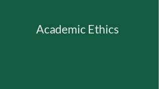 Academic Ethics at emaze Presentation