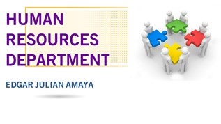 HUMAN RESOURCES DEPARTMENT at emaze Presentation