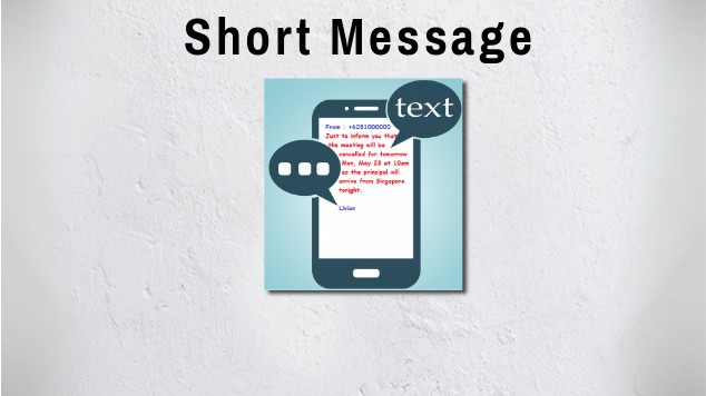 Short Message at emaze Presentation