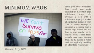 Minimum Wage Project at emaze Presentation