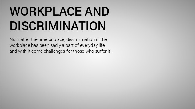 Workplace and discrimination at emaze Presentation