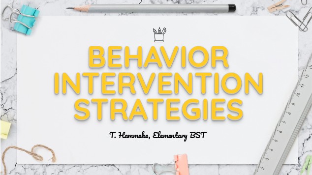 BEHAVIOR INTERVENTION STRATEGIES at emaze Presentation