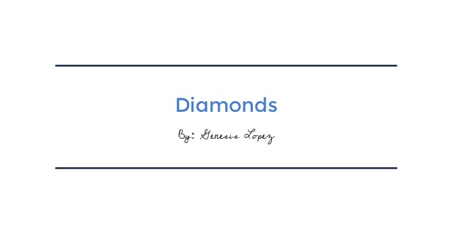 Diamonds at emaze Presentation