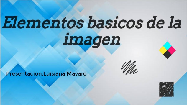Elementos basicos de la imagen at emaze Presentation