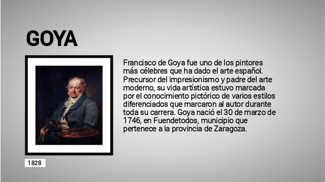 Goya at emaze Presentation