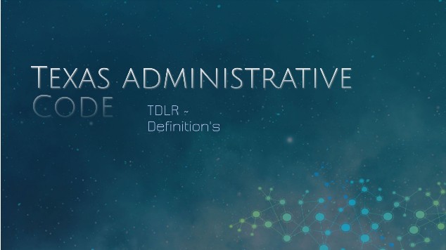 Texas administrative Code at emaze Presentation