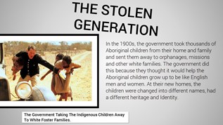 The Stolen Generation at emaze Presentation