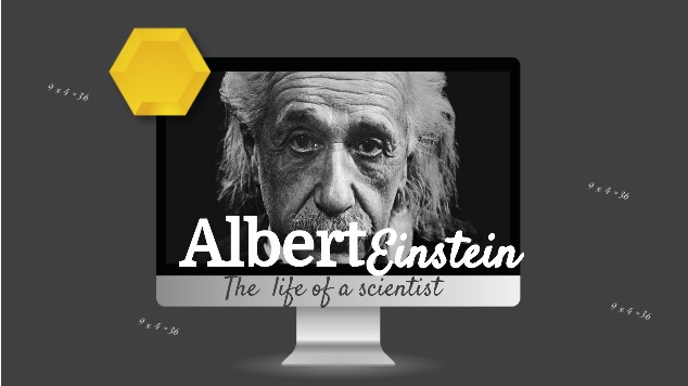 Albert Einstein at emaze Presentation