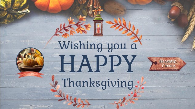 Give Thanks at emaze E-Card