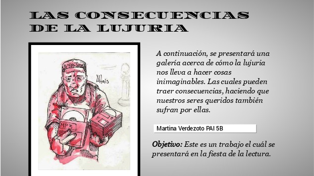 las consecuencias de la lujuria at emaze Presentation