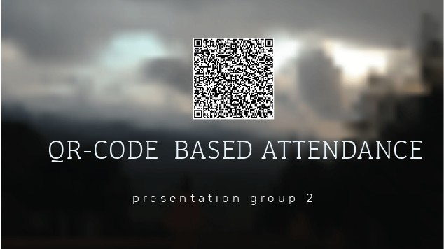 QR-Code Based Attendance at emaze Presentation
