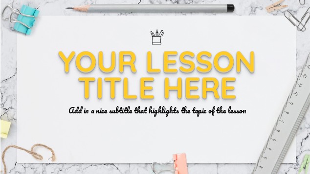 The Perfect Lesson at emaze Presentation