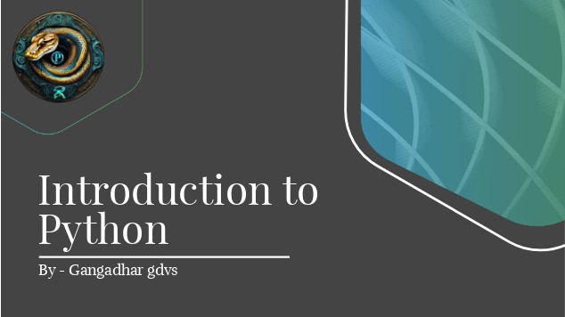 Introduction to Python at emaze Presentation