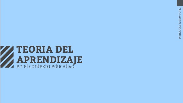 teoria del aprendizaje at emaze Presentation