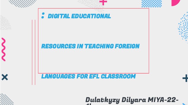 : Digital educational resources at emaze Presentation