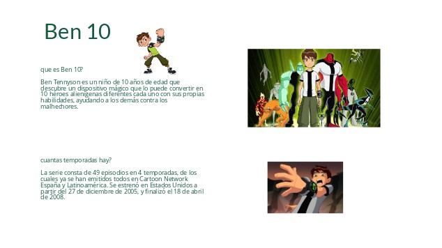 Ben 10 at emaze Presentation