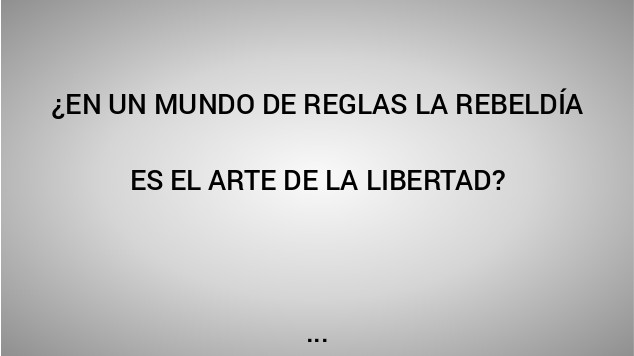 muestra de la rebeldía en el arte at emaze Presentation