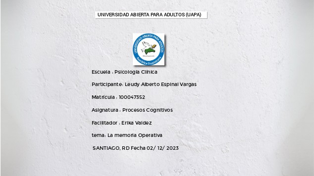 MEMORIA OPERATIVA at emaze Presentation