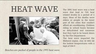 Chicago Heat Wave 1995 at emaze Presentation