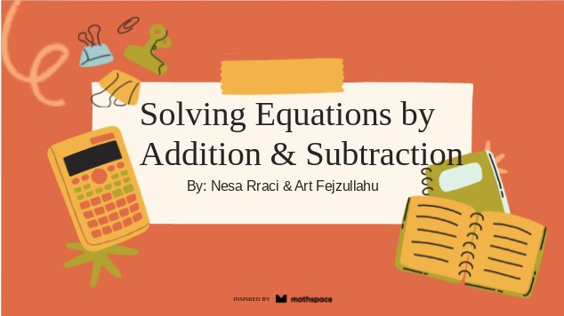 Equations at emaze Presentation