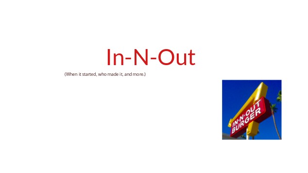 In-N-Out at emaze Presentation