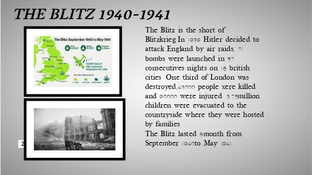 THE BLITZ at emaze Presentation