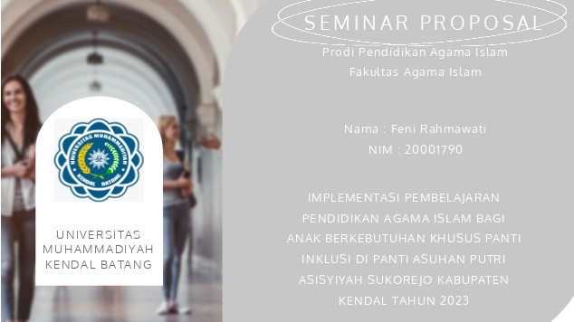 SEMINAR PROPOSAL at emaze Presentation