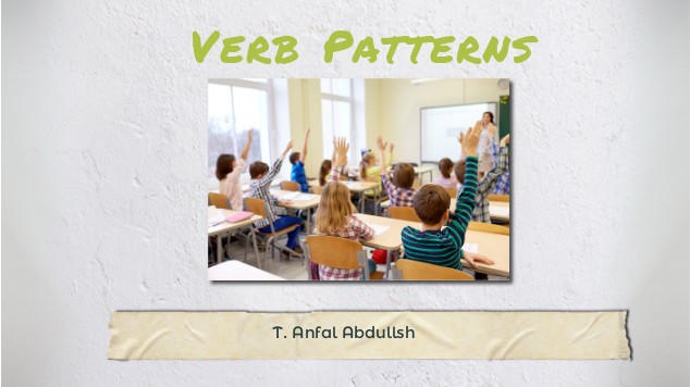 Verb Patterns at emaze Presentation