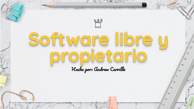 Software libre y propietario at emaze Presentation