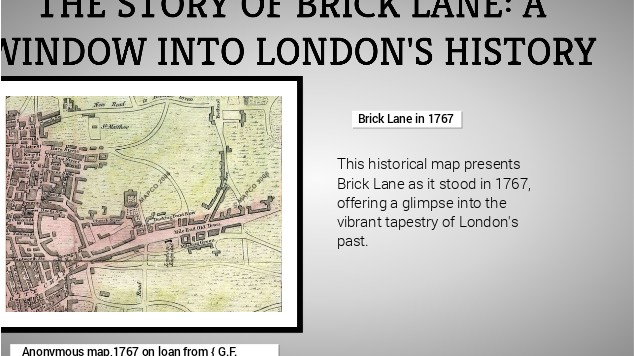The Story of Brick Lane: A Window into London at emaze Presentation