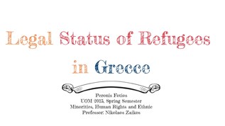 Legal Status of Refugees in Greece at emaze Presentation