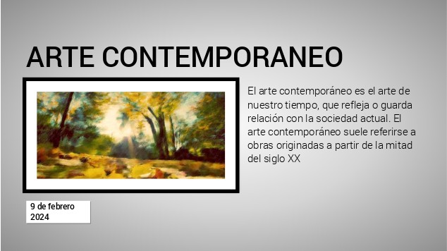 Arte contemporaneo at emaze Presentation