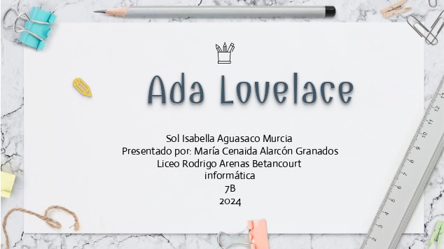 Ada Lovelace at emaze Presentation
